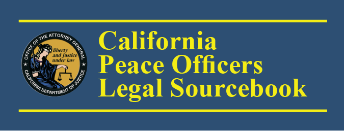 CopWare - California Peace Officers Legal Sourcebook