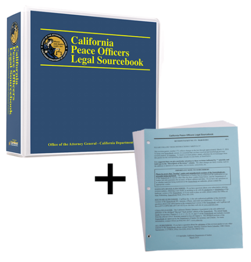 Sourcebook Hardcopy Book and Revision Packet Subscription - CopWare